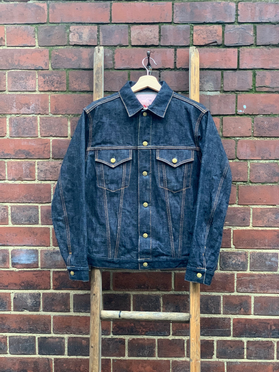 Three Kingdoms Overalls TK993 Type III Denim Jacket - Natural Indigo – The Archives The People's ...