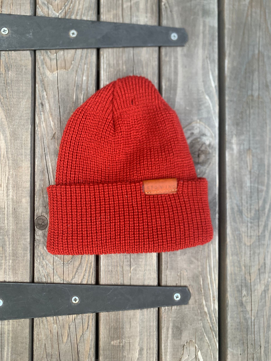 Red Wing Watch Cap - Red Merino Wool – The Archives The People's Outfitters