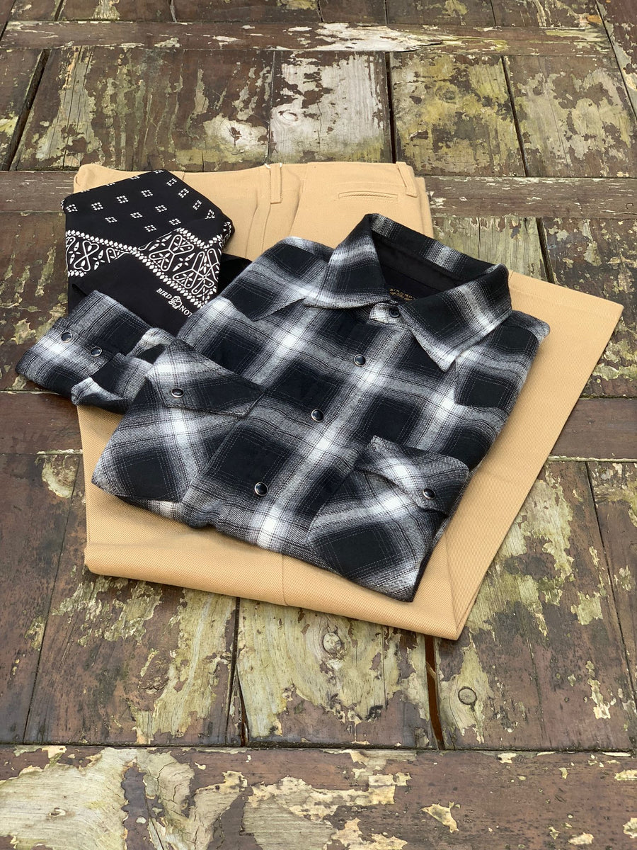 Birdnote - Western Shirt Black – The Archives The People's Outfitters