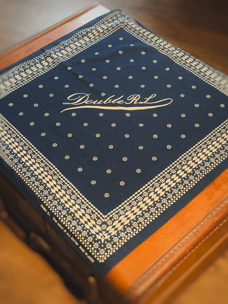 RRL Benson Bandana - Turkey Indigo/Greige – The Archives The People's ...