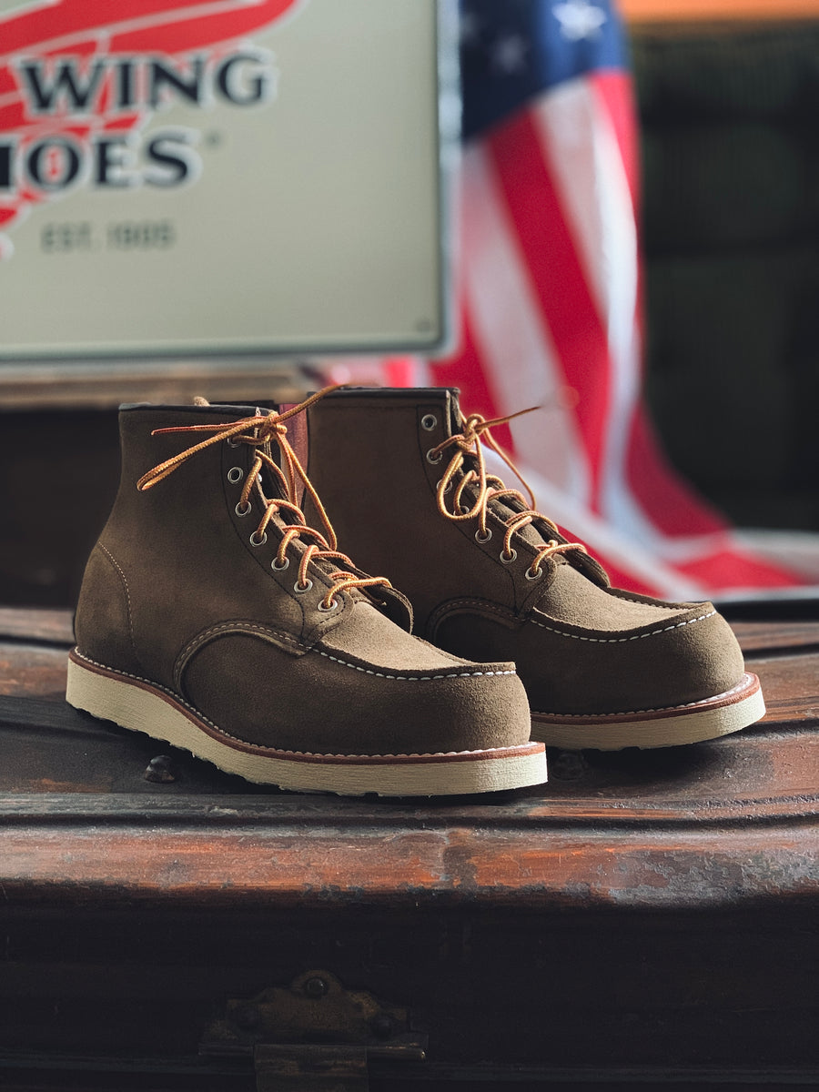 Red Wings 8881 - 6" Moc Toe - Olive – The Archives The People's Outfitters