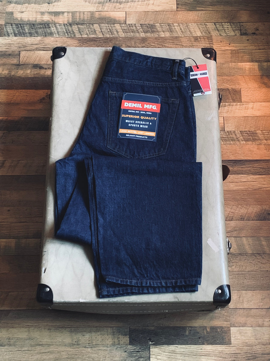 Demil MFG Lot 23 Californian Wide Denim - One Wash Indigo – The ...