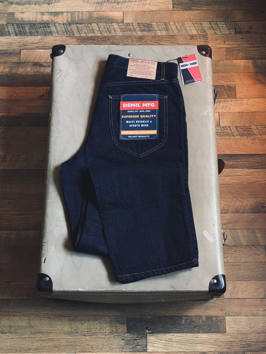 Demil MFG Lot 26 Hollywood Slims Denim - One Wash Indigo – The Archives ...